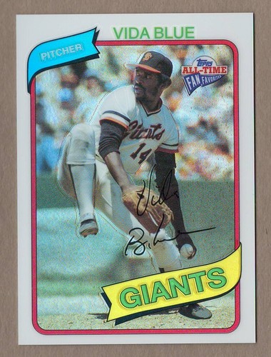 VIDA BLUE 2004 Topps All-Time Fan Favorites REFRACTOR Parallel Card #57 ...