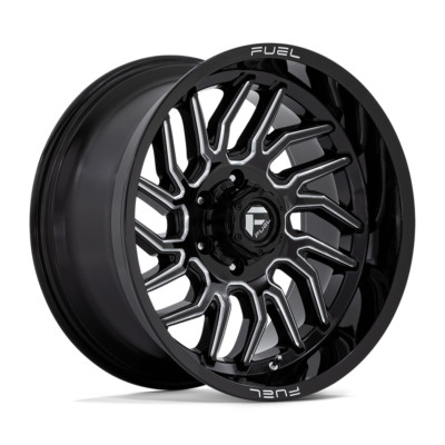 Set of 4 Fuel Off Road D807 HURRICANE Wheels 20X10 6X135 GLOSS BLACK ...
