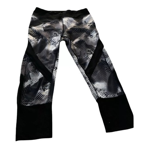 Reebok RBX Live Life Active Cropped Leggings Yoga Womens Small Black ...