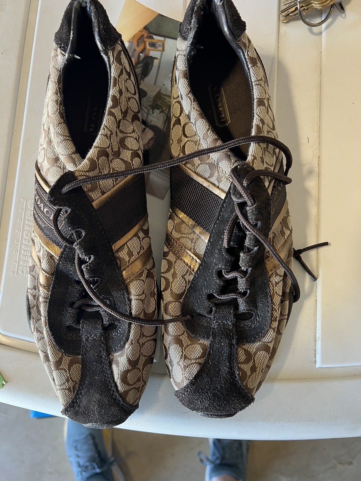 •Coach New York Remonna Signature Sneakers Women's Sh… - Gem