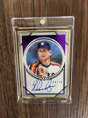 2018 Topps Transcendent- Nolan Ryan- Auto Autograph- Astros- 4/10 | eBay