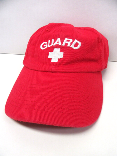 Vintage Lifeguard Hat Cap Embroidered Strap Back!! We Combine Shipping ...