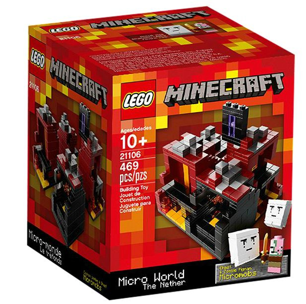 Lego Minecraft The Nether LEGO® Minecraft Die Nether Eisenbahn 21130