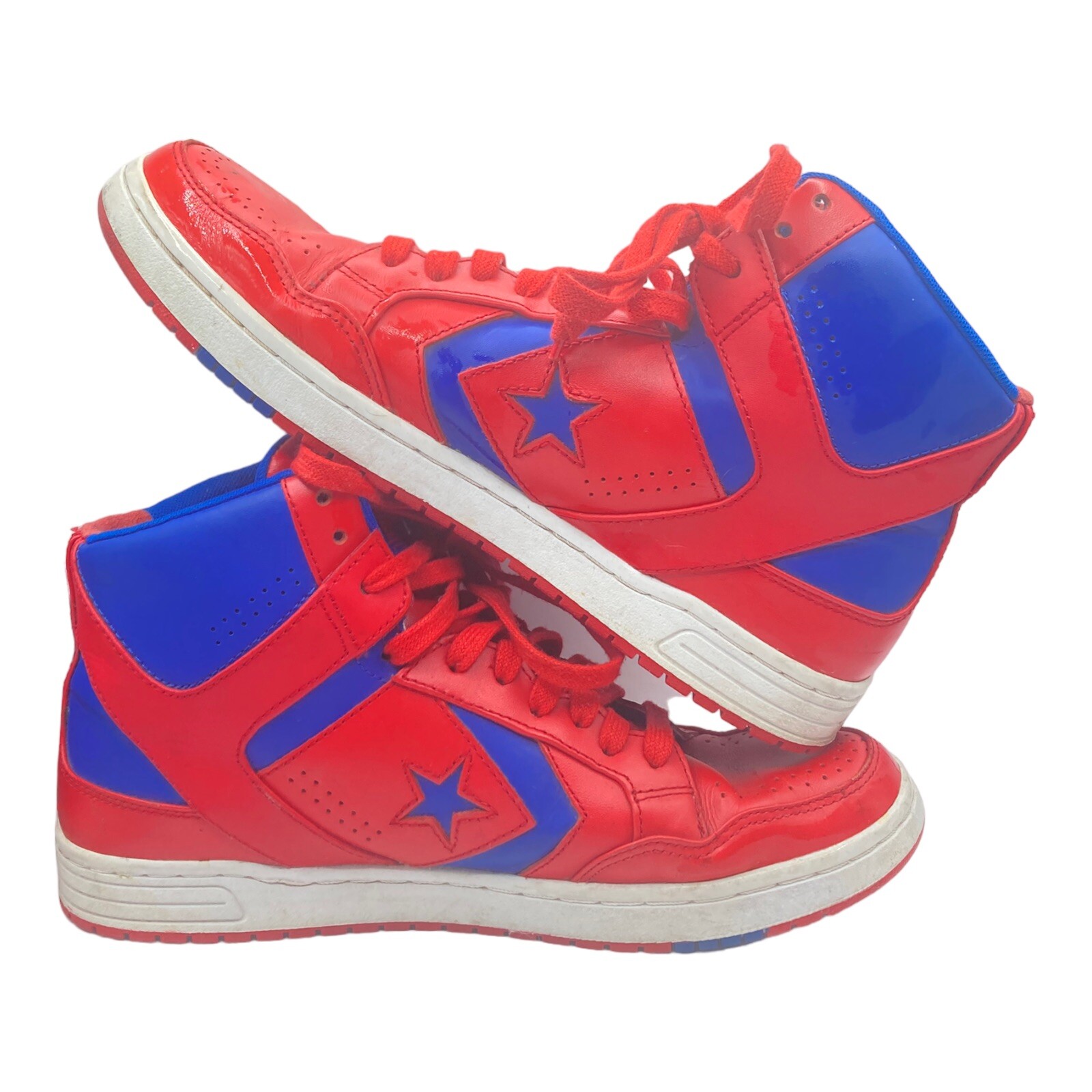 Converse Weapon '86 Red Blue White NBA Dr. J Larry Bi… - Gem