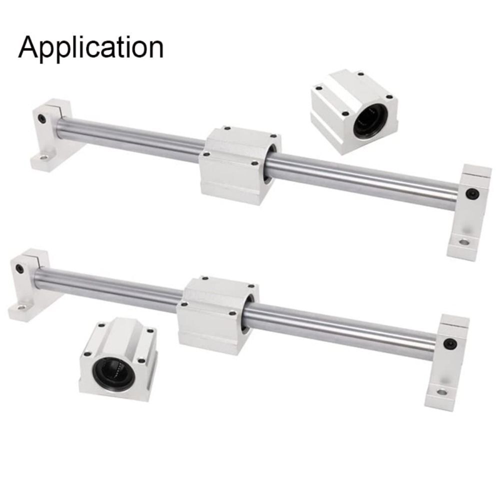 4Pcs Aluminum SK10 Linear Rod Rail 10mm Linear Motion Guides CNC 3D ...