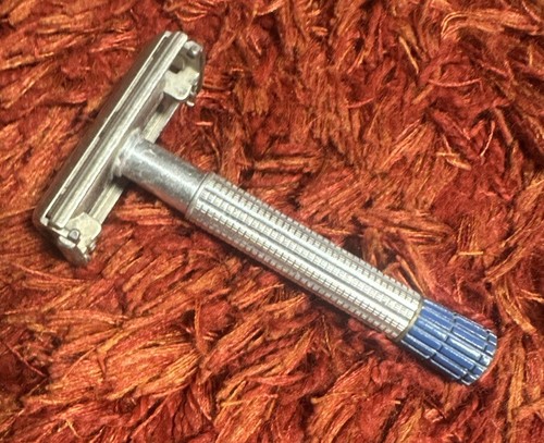 Gillette Blue Tip Super Speed Vintage Double Edge Safety Razor | eBay