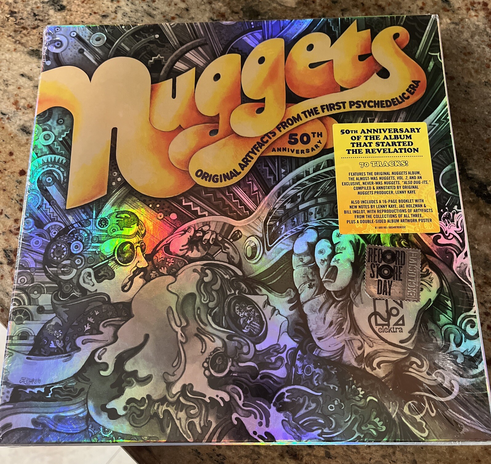 NUGGETS 50th Anniversary 5 LP BOX SET Artifacts First Psychedelic Era ...