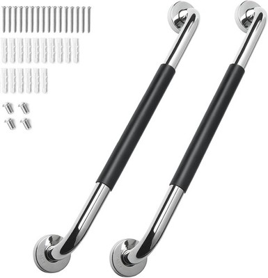 2 Pack 32 Inch Safety Grab Bathroom Bars Anti-Slip for Bathtubs and ...