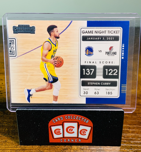 STEPHEN CURRY 2021-22 CONTENDERS GAME NIGHT TICKET BASKETBALL Warriors ...