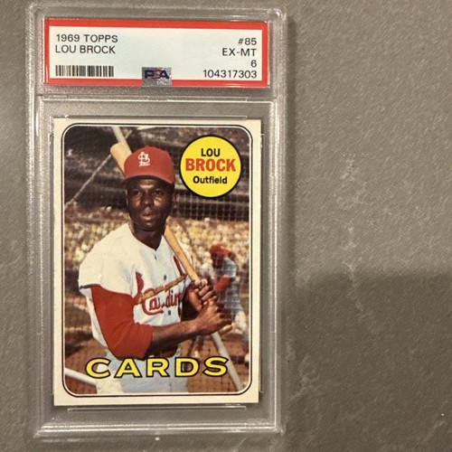 1969 TOPPS #85 LOU BROCK - Cards - Graded PSA 6 Excellent-Mint | eBay