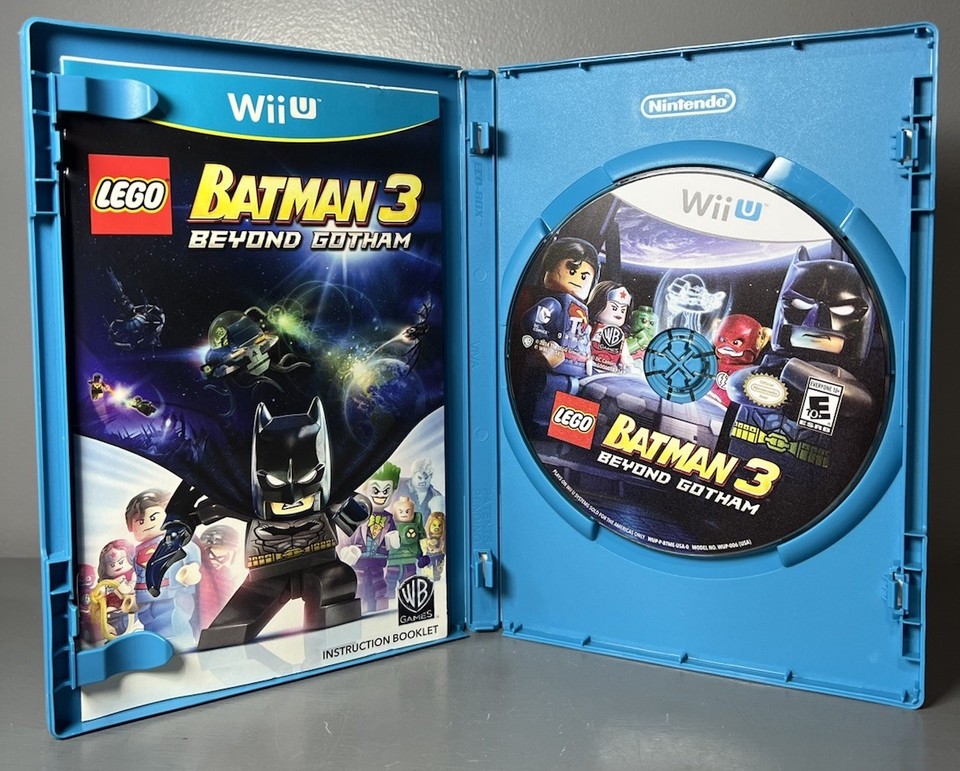 Lot Of 6 Nintendo Wii U Games : Lego Avengers, Batman 3, Jurassic World ...