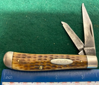 Case XX 6207 Mini Trapper Knife, 1940-1964, Jig Brown Bone Handles | eBay