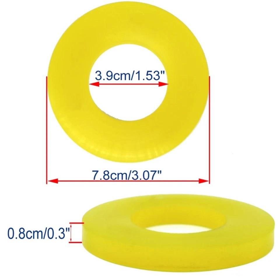 Strut Top Mount Tower Suspension Shock-Absorbing Washer 4PC For Peugeot ...