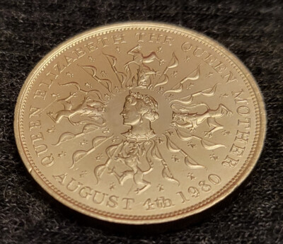 Queen Elizabeth II Mother Silver Coin Birthday The Crown King Charles ...