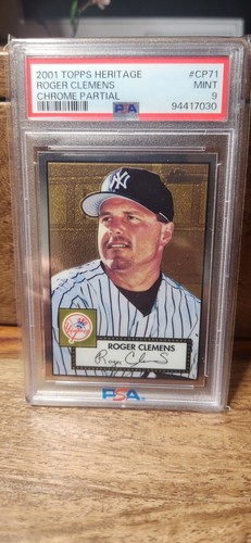 2001 Topps Heritage Roger Clemens Chrome Partial 036/552 | eBay