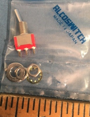 NEW ALCO A101 2 Position Toggle Switch Alcoswitch A101SYZQ on-on 125V ...