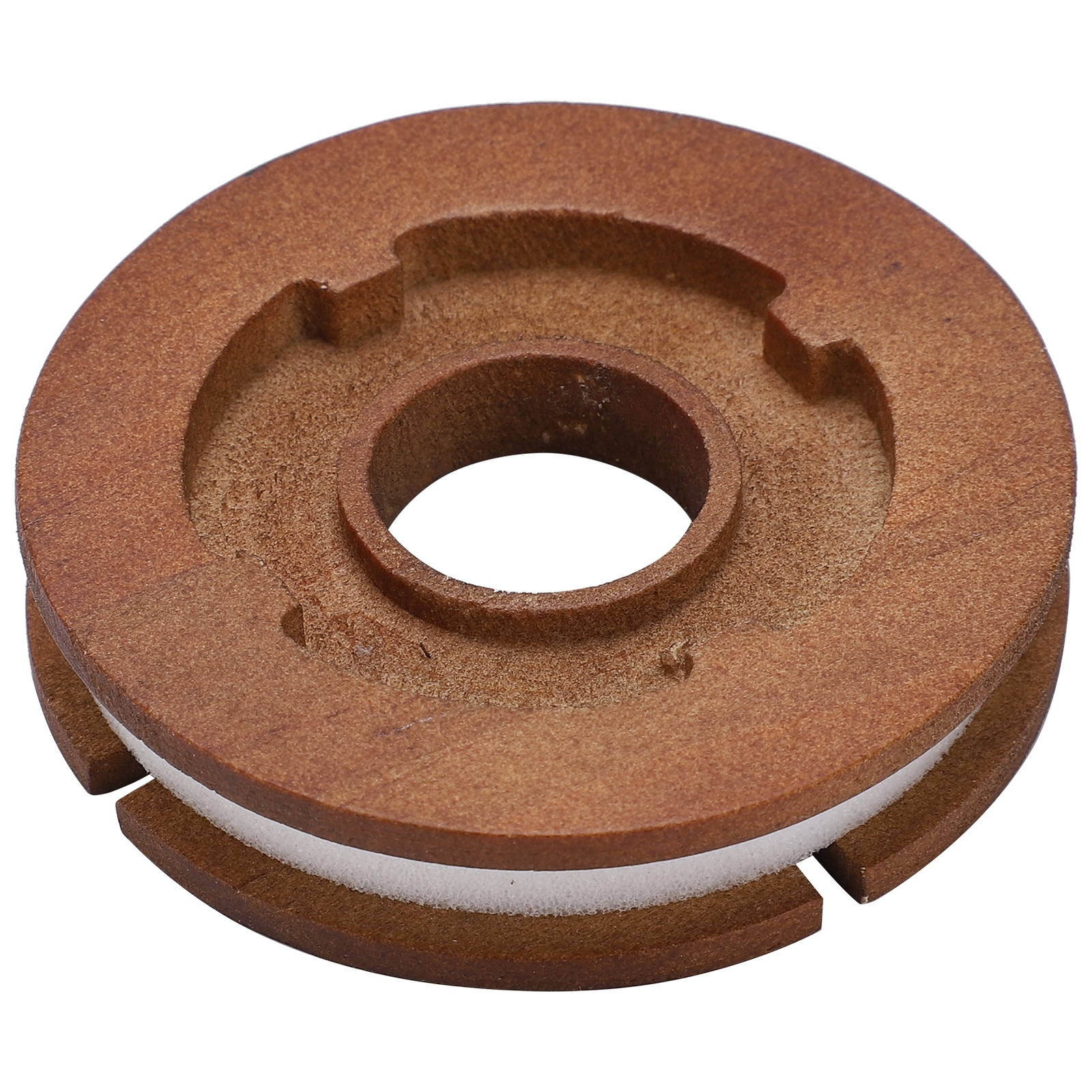 Fishing Wooden Spool Fishing Line Storage Lure Rig Leader Holder Fly ...