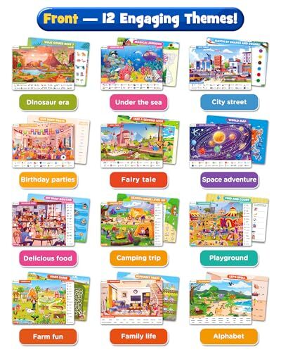 Preschool Learning Activity - Search and Find Book, Reusable Learning ...