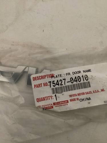 Toyota Tacoma 2005-2015 TACOMA Door Tailgate Emblem Genuine OEM 75427 ...