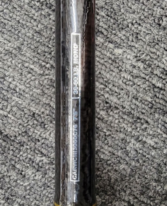 NEW Penn Carnage III Conventional Saltwater Rod CARWCIII3060C76 30-60LB ...