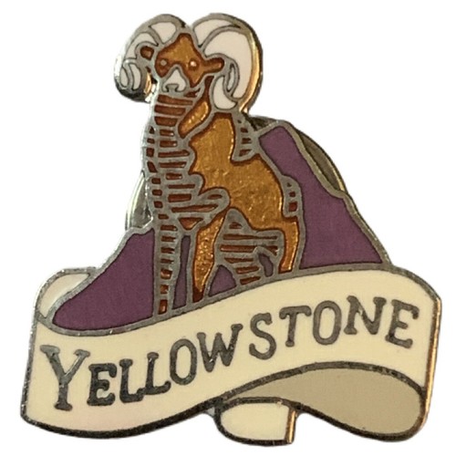Yellowstone National Park Bighorn Sheep Travel Souvenir Pin | eBay