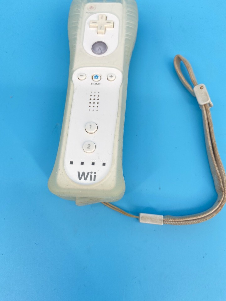 Official Nintendo Wii Controller Silicone Remote Wiimote White RVL-003 ...