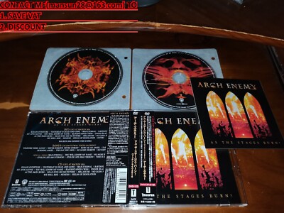 Arch Enemy / As The Stages Burn! JAPAN CD+DVD Sticker QATE-90012/13 C13 ...