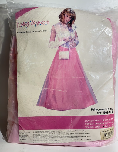 Funny Fashion Pink Princess Romy Costume, Adult Woman Large ...