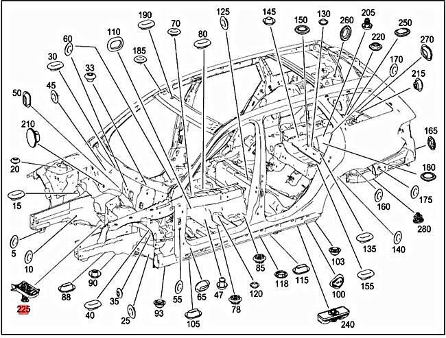 Genuine MERCEDES BBDC A207 C204 C207 C218 S204 Stop plug 0029980650 | eBay