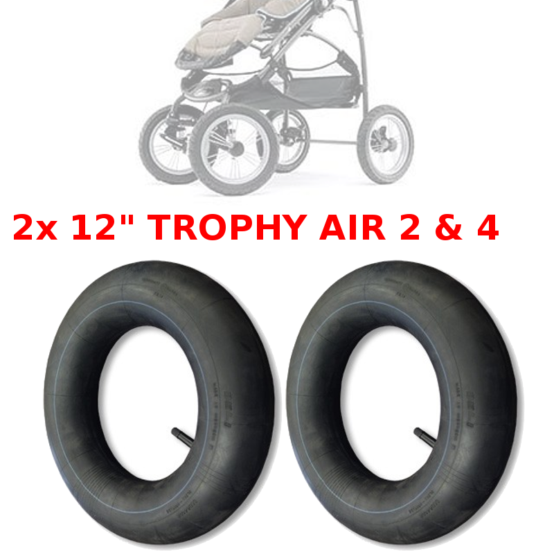2 x INNER TUBE 12" TROPHY AIR 4 2 KID STROLLER BABY PUSHCHAIR BUGGY ...
