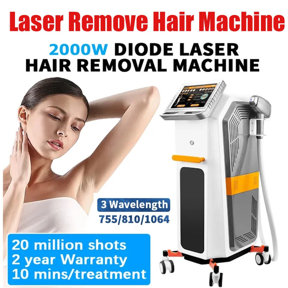 755 1064 810nm laser diode machine / 808 nova diode laser hair removal ...