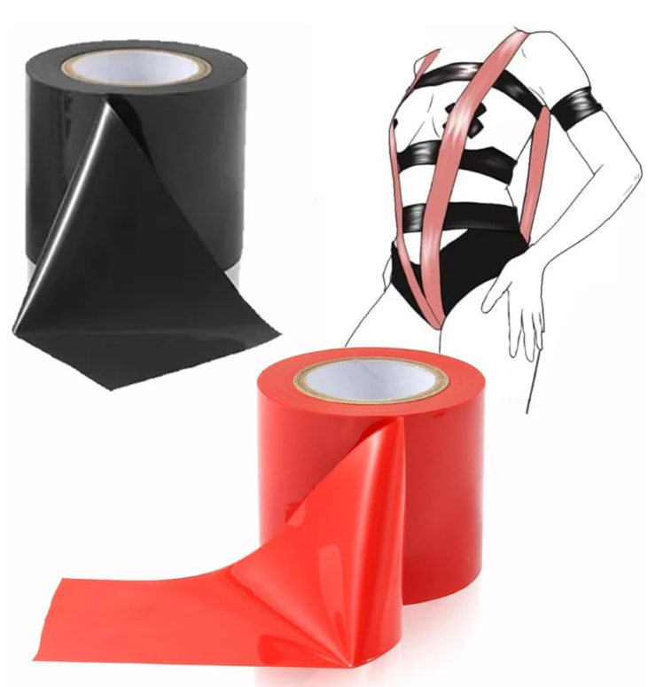 Bondage Tape Adult NON-Sticky BDSM Restraint Bondage Pleasure Static ...