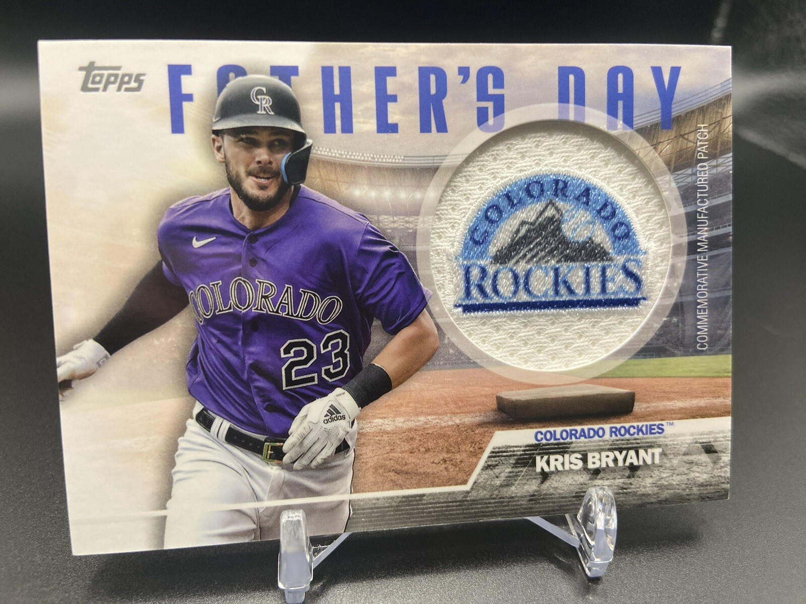 2023 Topps Kris Bryant Fathers Day Patch Card Relic | eBay