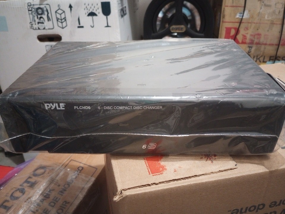 Pyle Plchd6 6 disc car CD changer multi cd player Vintage Rare | eBay
