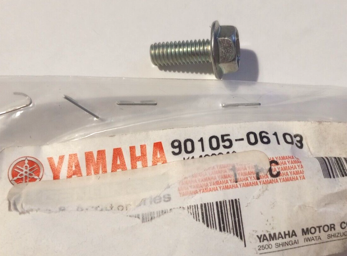 Yamaha Flange Bolt NOS 90105-06103 (L-8210) | eBay