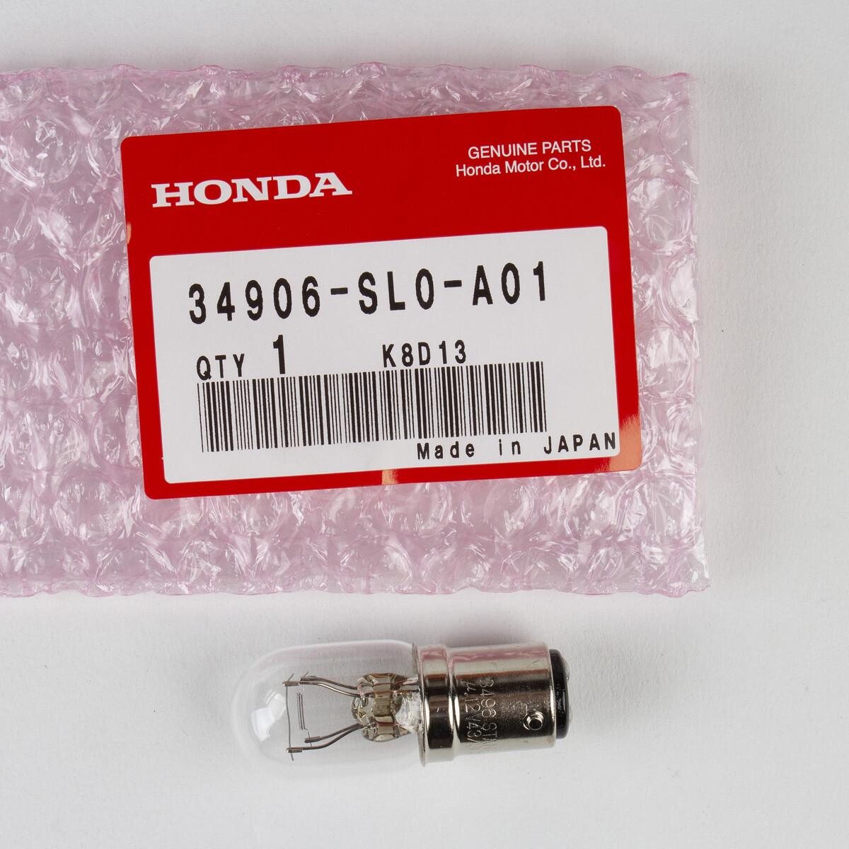 Genuine OEM Honda Stanley Bulb 34906-SLO-A01 12V 27/8W (1PC) | eBay