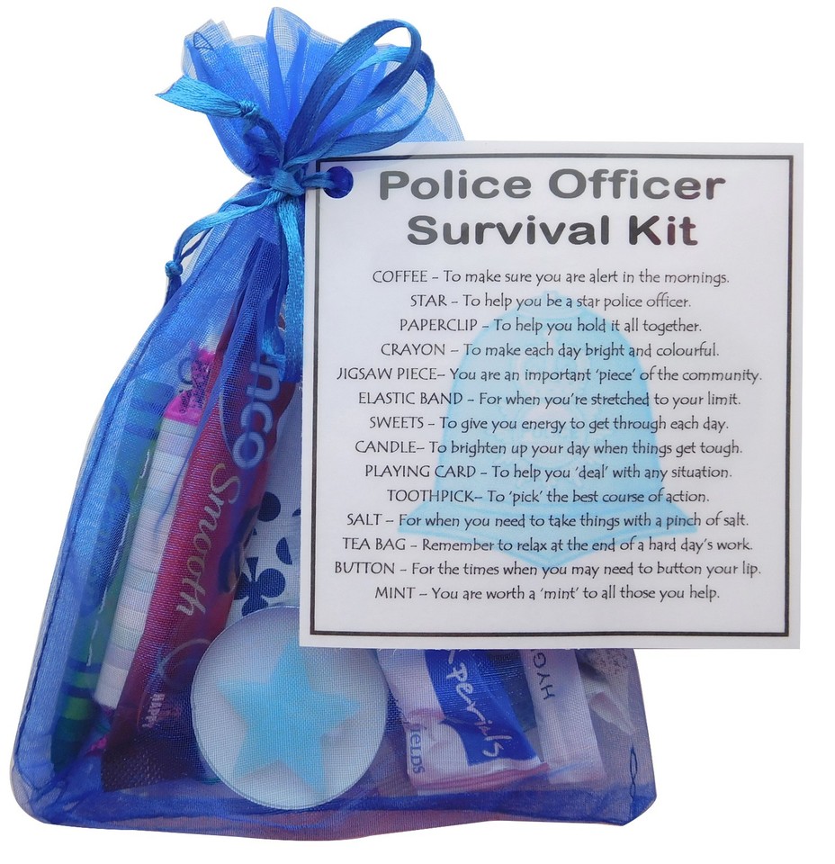 Police / Firefighter Survival Kit Gift for Secret Santa Police Officer ...