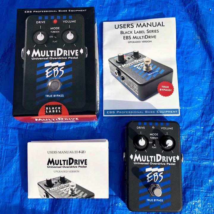 USED EBS Multidrive Overdrive Electric Bass Guitar Effect Pedal 889406064171| eBay