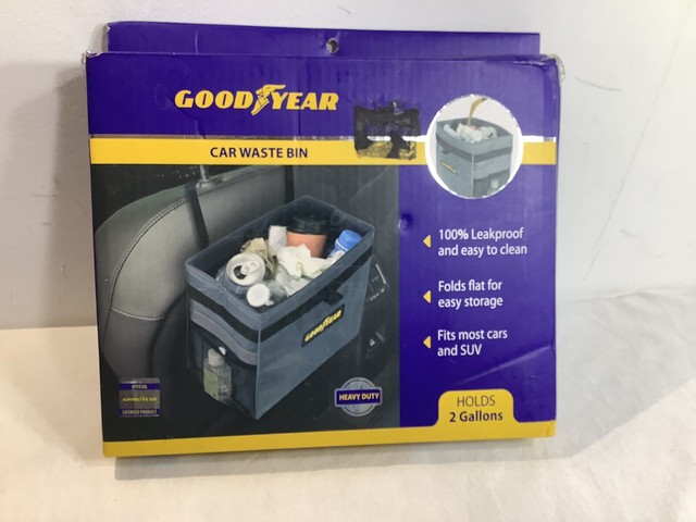 Goodyear Car Waste Bin Holds 2 Gallons GY1130 for sale online | eBay