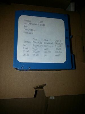 NIB Rosemount Hart Tri-Loop Model 333U High Alarm ORIGINAL BOX | eBay