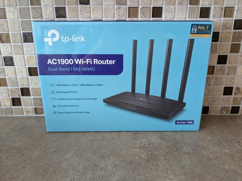 TP-LINK ARCHER C80 AC1900 DUAL BAND WI-FI ROUTER ULBT-27 | eBay