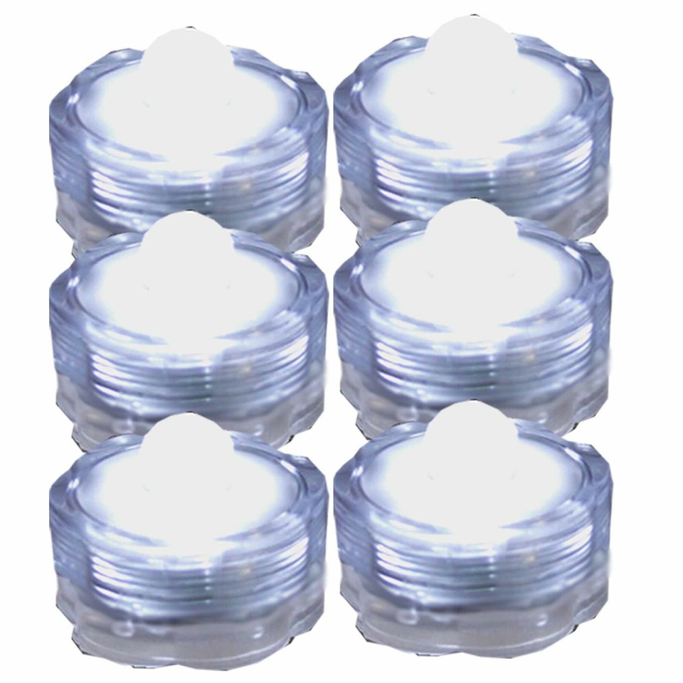 JYtrend Bright Submersible Led Tea Light Waterproof Wedding Party ...