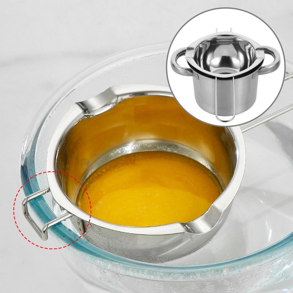 Stainless Steel Double Boiler Candy Chocolate Melting Pot Butter Bowl ...