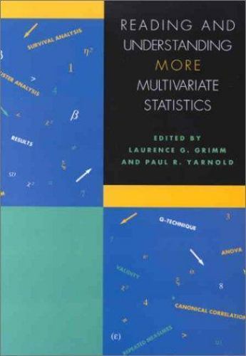 Reading and Understanding More Multivariate Statistics: 9781557986986| eBay