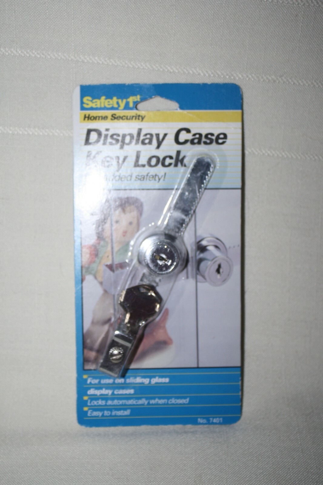 SAFETY 1st DISPLAY CASE KEY LOCK for Sliding GLASS w/2 Keys NEW IN ...