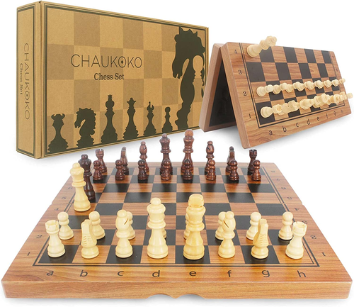® Chess Set CKW-001 - Magnetic Folding Chess Board Game Sets with ...