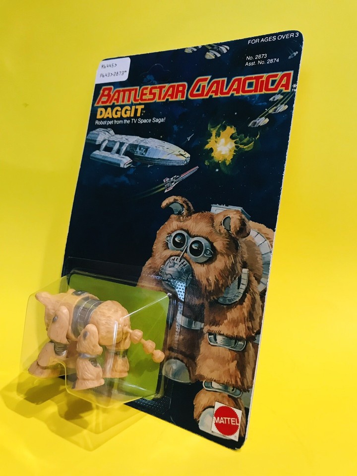 1978 Battlestar Galactica Daggit Tan Complete With Repro Cardback Nice ...