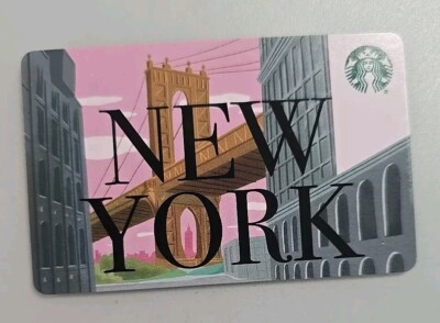 new STARBUCKS Destination NEW YORK Gift Card load and/or collect as a ...