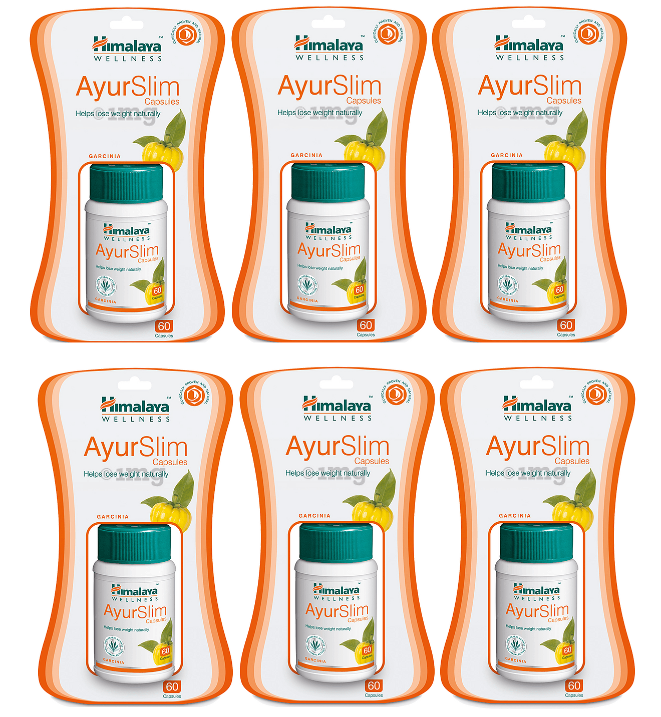 6 x Bottle Ayurslim Himalaya (60 Tablets each Bottle) - Ayur Slim ...