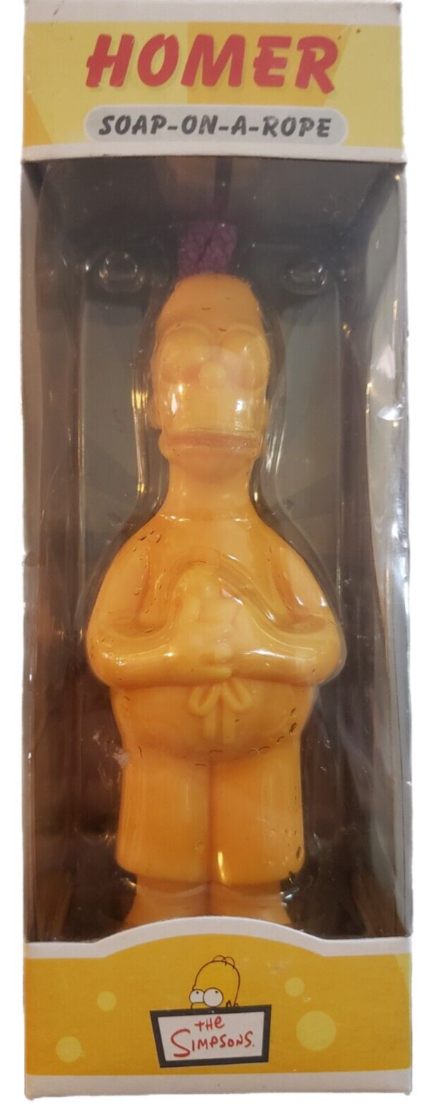 New Homer Simpson Soap-On-A-Rope Foam and Bubbly Veggie Base Soap ...